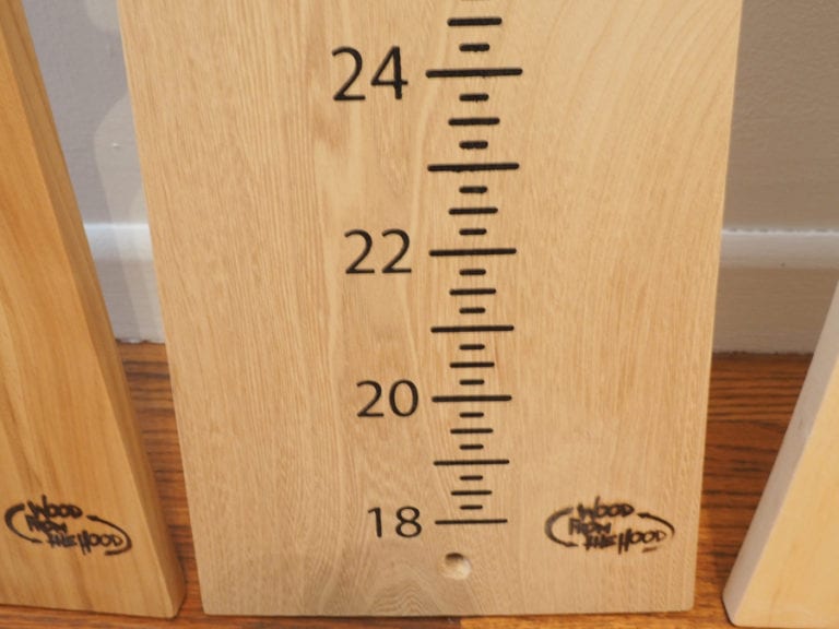 Growth Chart - Elm - Unfinished - Wood From The Hood