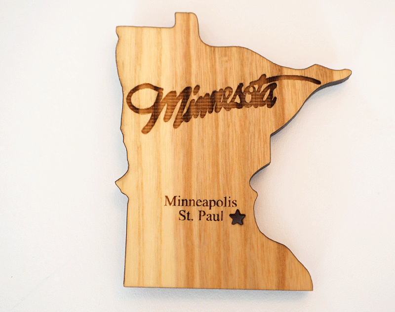 Minnesota Themed Items - Wood From The Hood