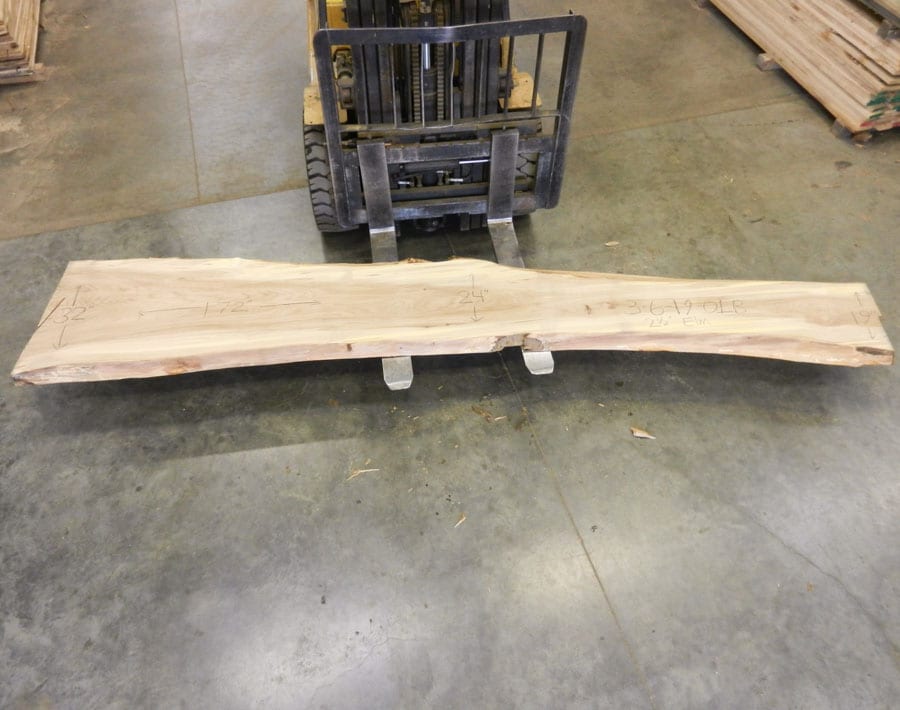 American Elm Natural Edge Slab Wood From the Hood Minneapolis - Wood ...