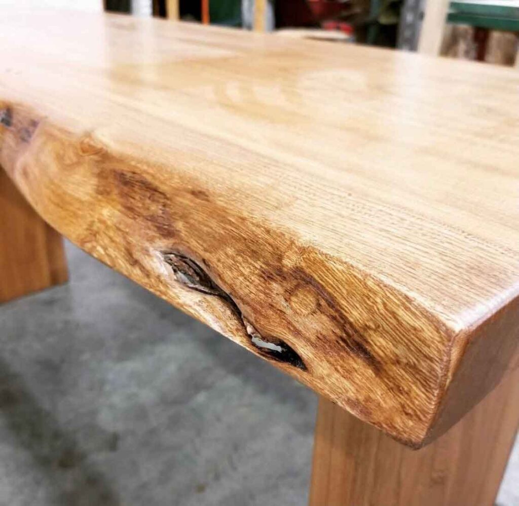 Live-edge Elm Console Table - Wood From The Hood