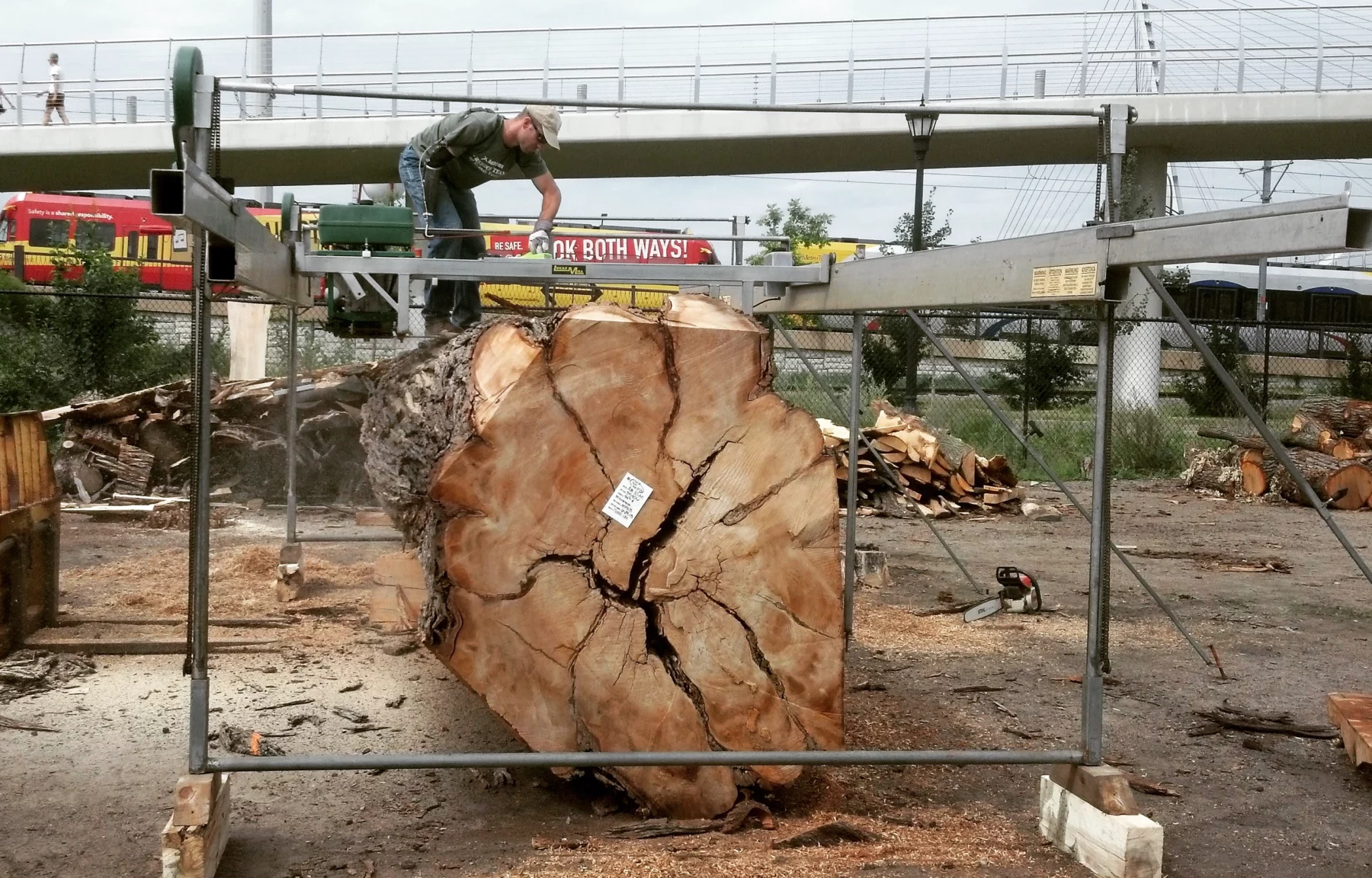 Creating Natural Edge Wood Slabs from Reclaimed Urban Trees - Wood From ...
