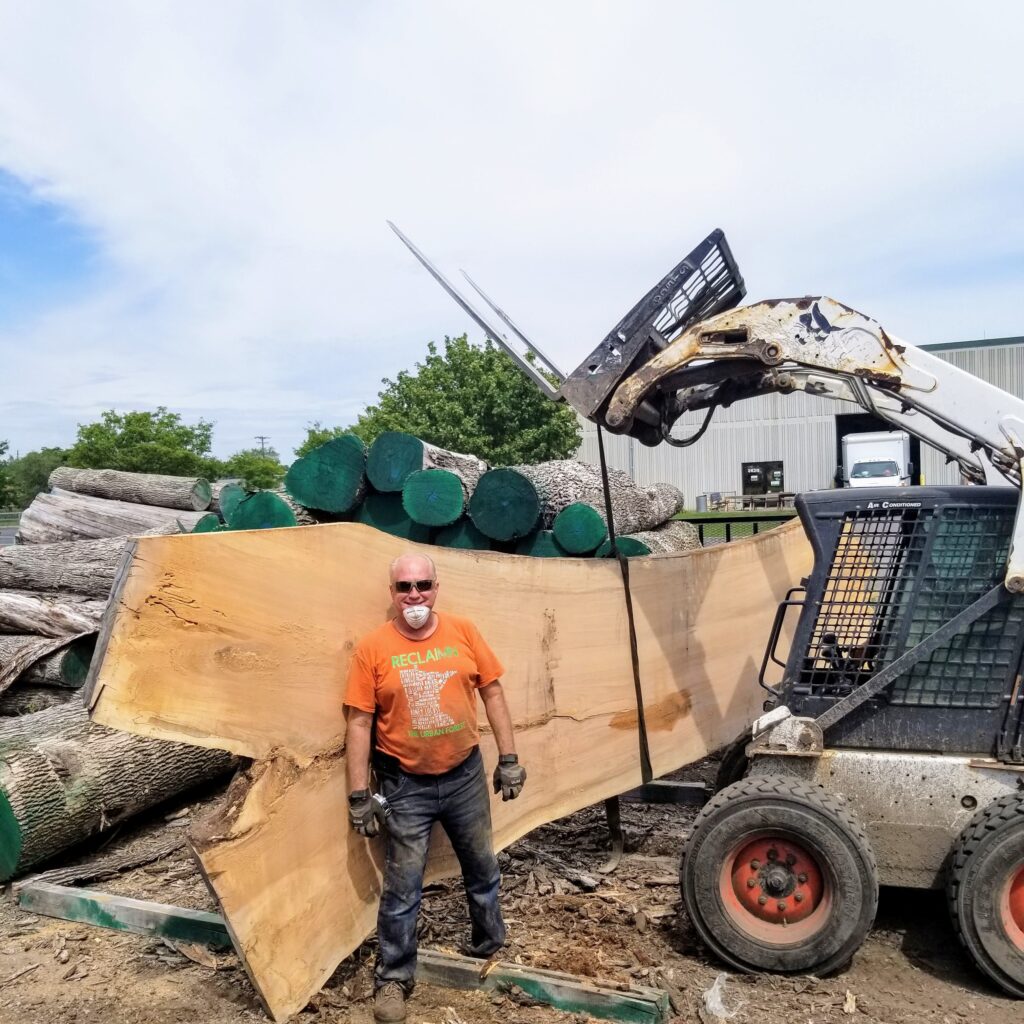 Creating Natural Edge Wood Slabs from Reclaimed Urban Trees - Wood From ...