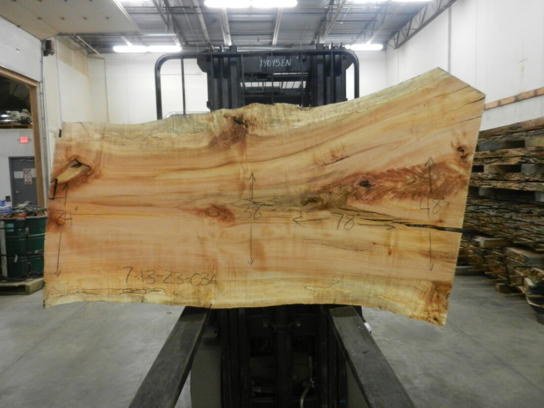 Silver Maple Natural Edge Slab #7-13-23-03 - Wood From The Hood