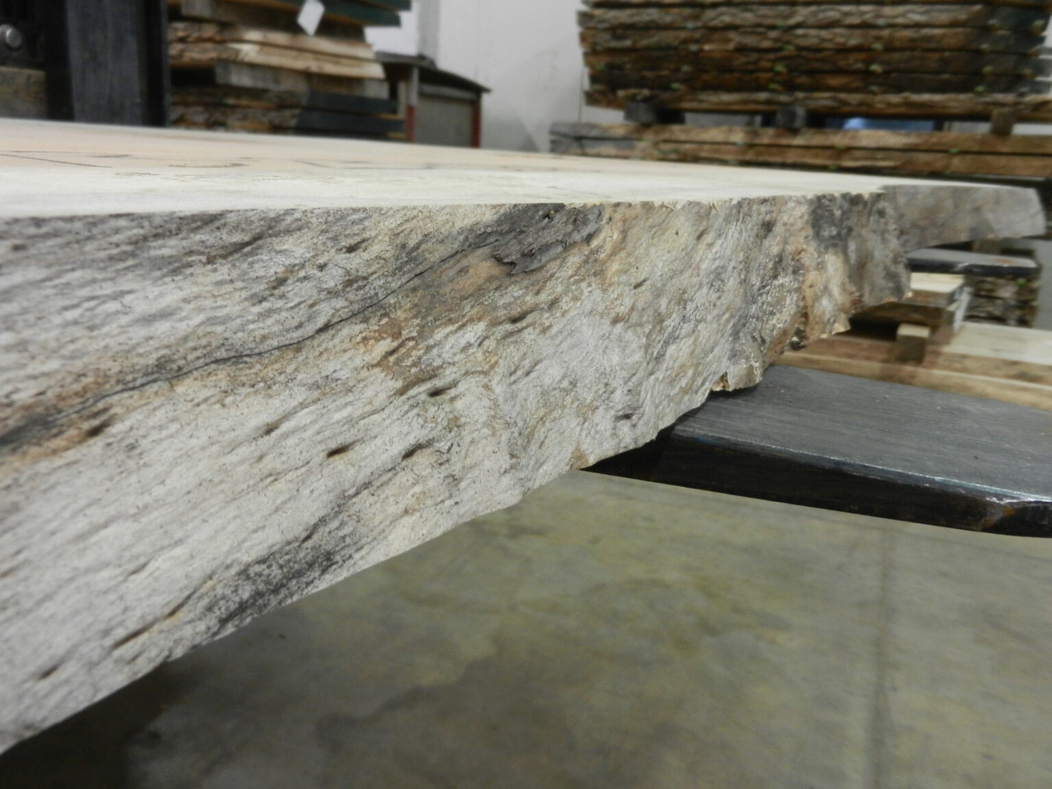 Silver Maple Natural Edge Slab #7-13-23-03 - Wood From The Hood