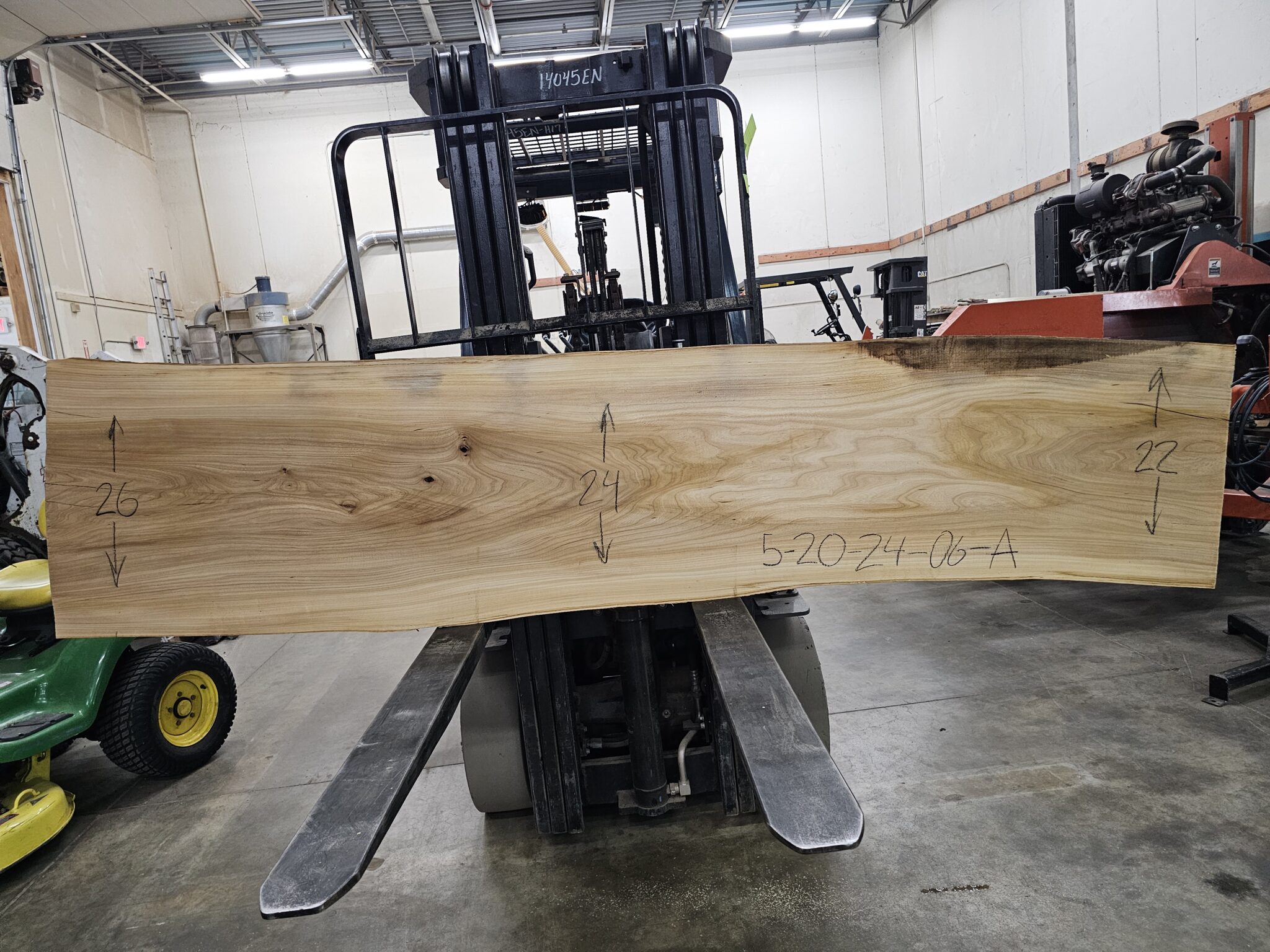 American Elm Wood Slab #5-20-24-06 - Wood From The Hood